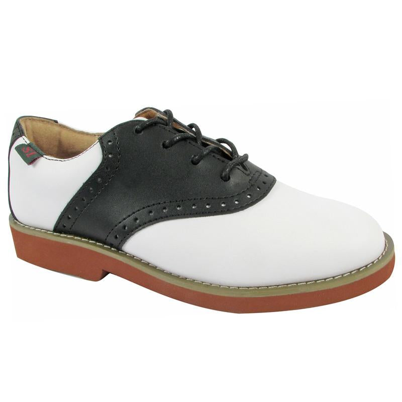 Upper Class - White & Black - Ponseti's Shoes